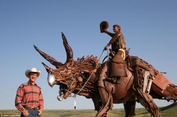 John Lopez - Western Welded Sculptures | Pipeline Post | Sawyer Blog