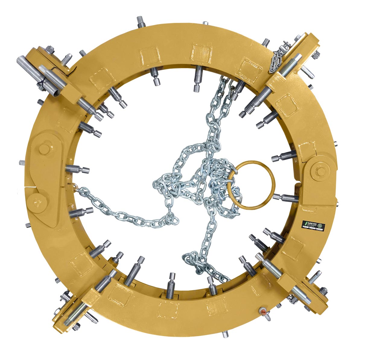 Rim Clamp solves pipe ovality issues - Sawyer Mfg. Company