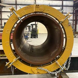 Rim Clamp solves pipe ovality issues - Sawyer Mfg. Company